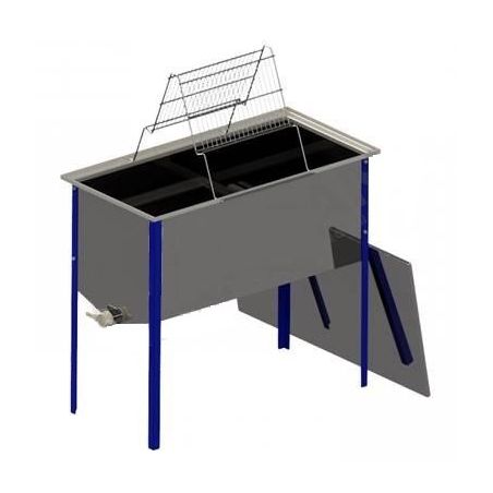 Apistore ® - Stainless d.b. bench for uncapping 120 cm length - jordan