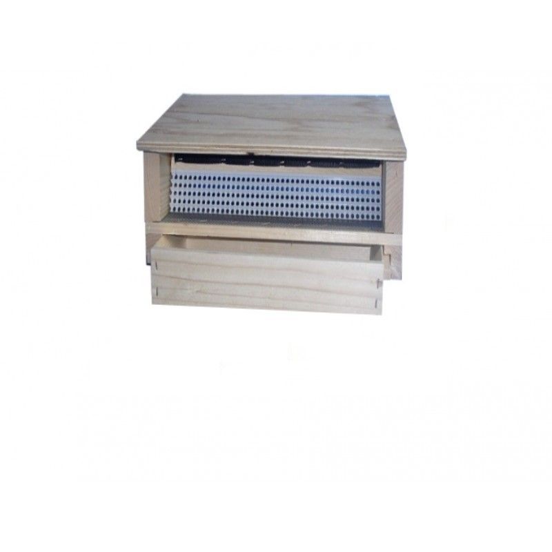 Apistore ® - Wood pollen collector trap for d.b. beehive 6-frame cube